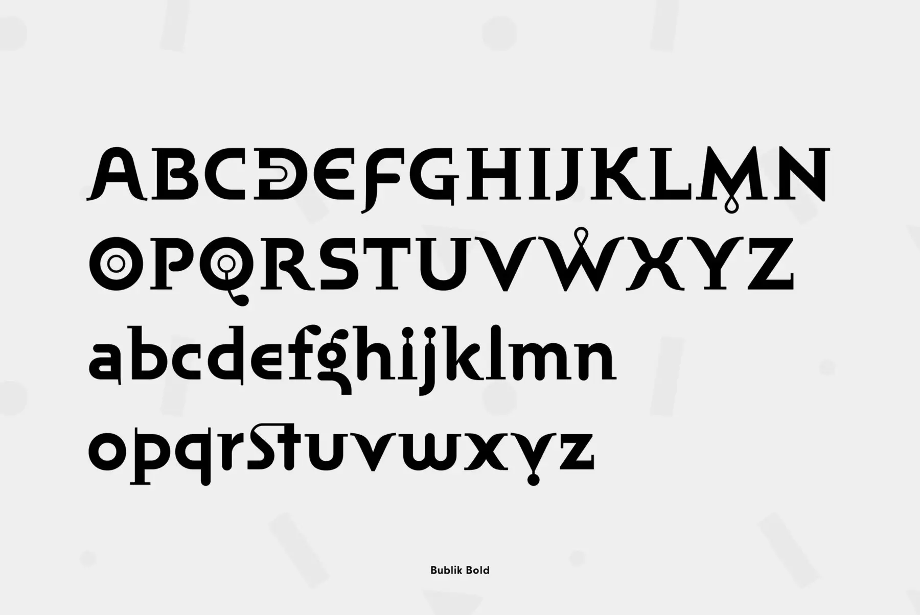 Bublik Font - YouWorkForThem