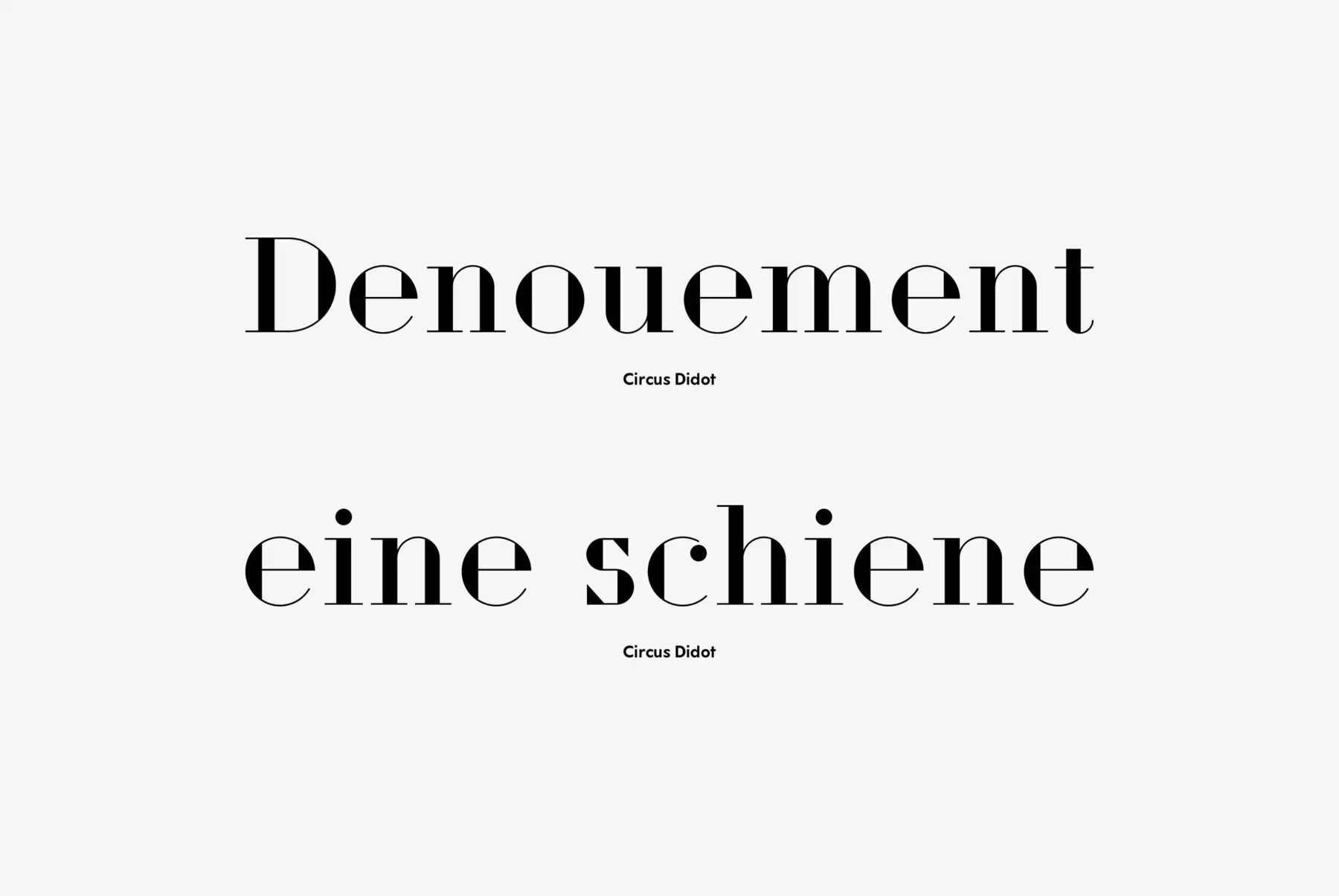 Circus Didot Font - YouWorkForThem