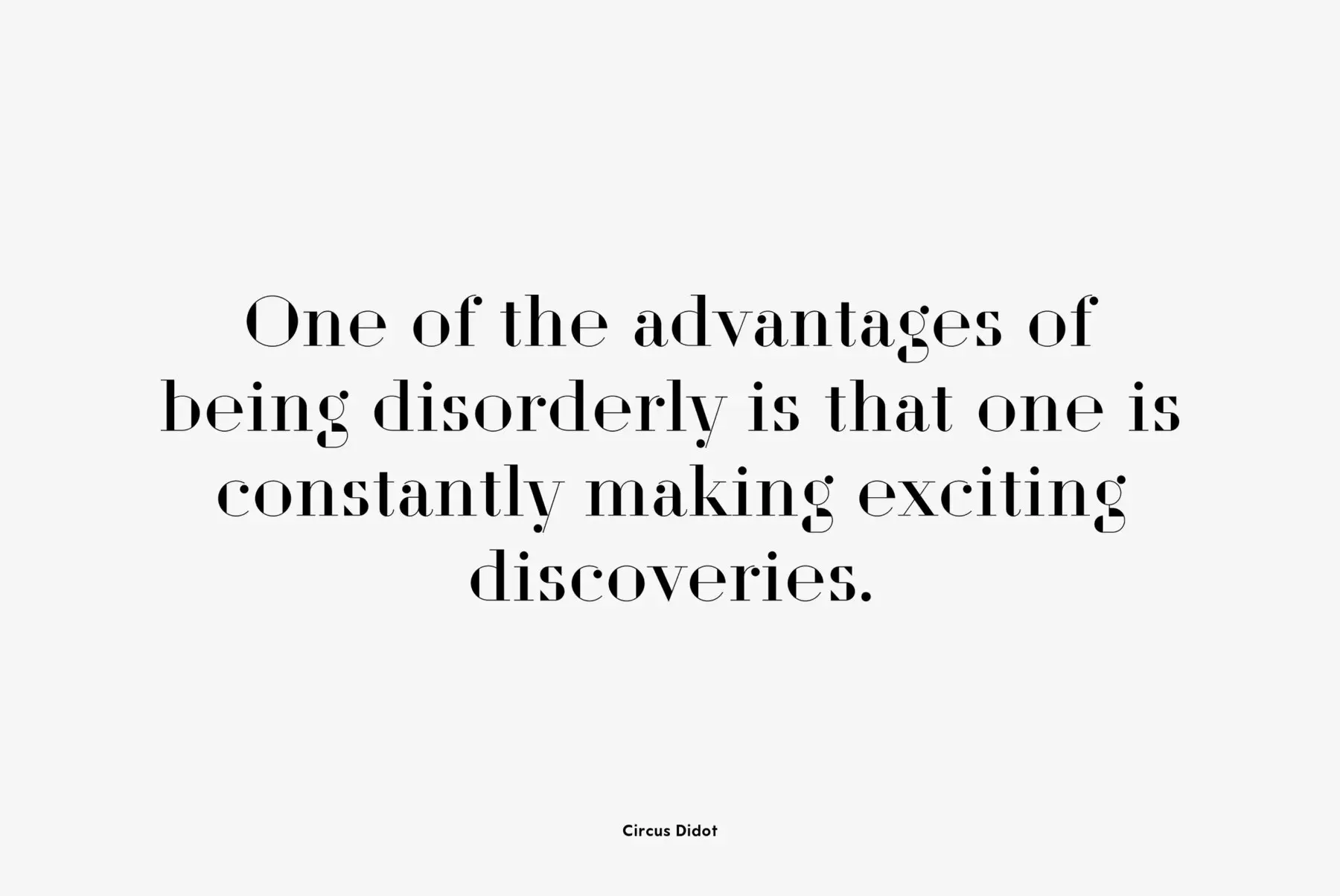 Circus Didot Font - YouWorkForThem