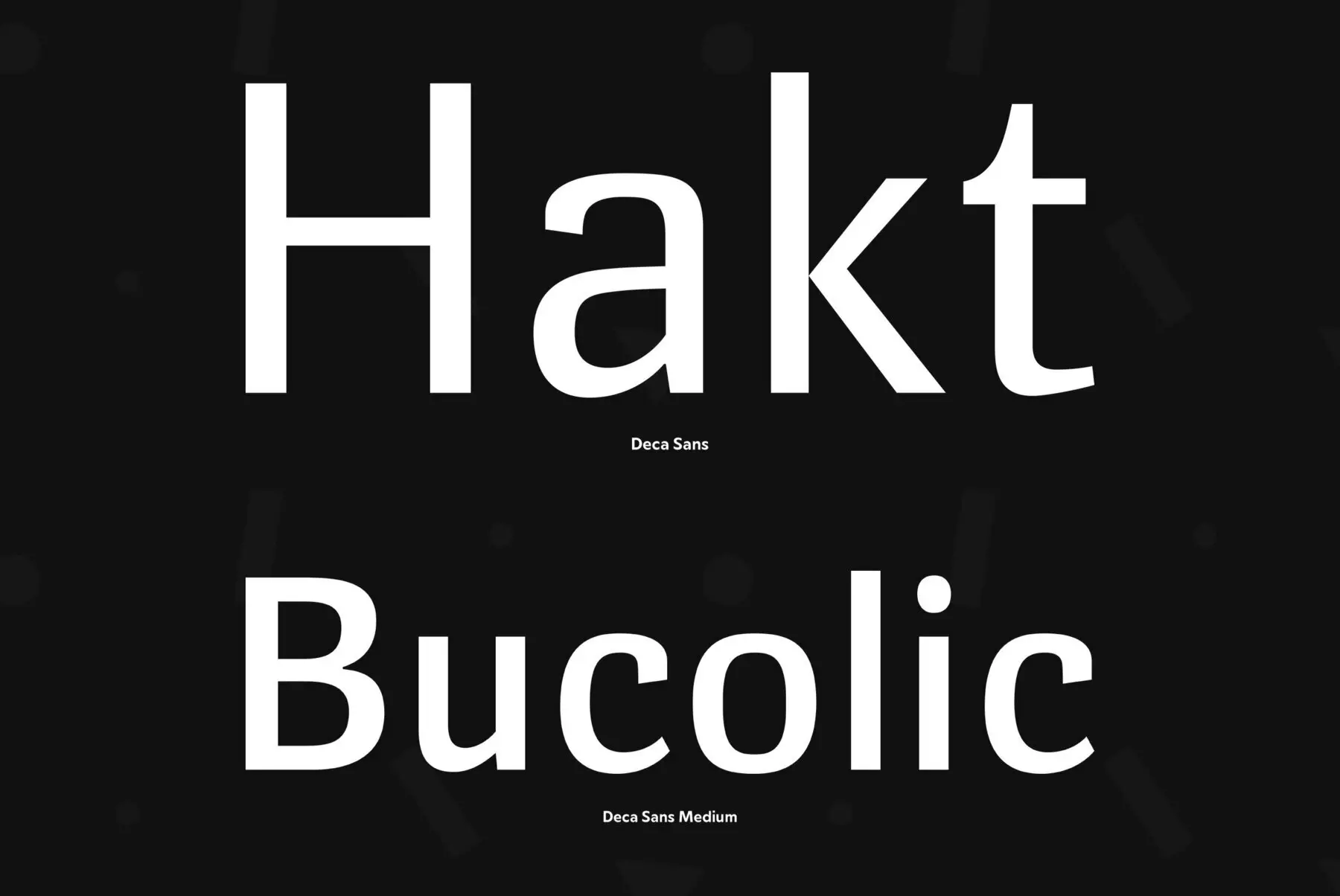 Deca Sans Font - FontPath