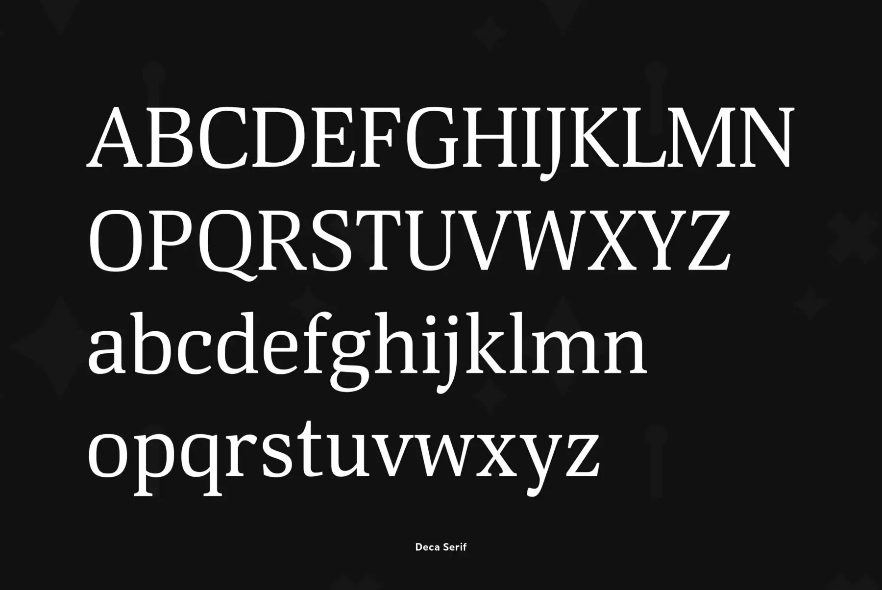 Deca Serif Font - FontPath