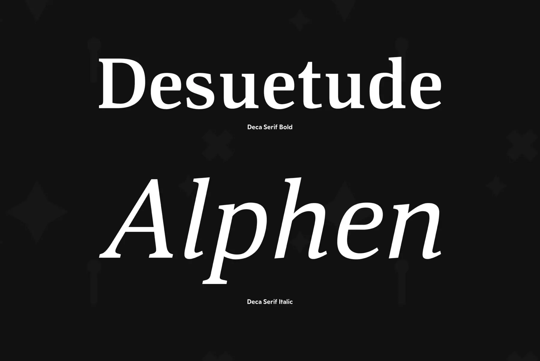 Deca Serif Font - FontPath