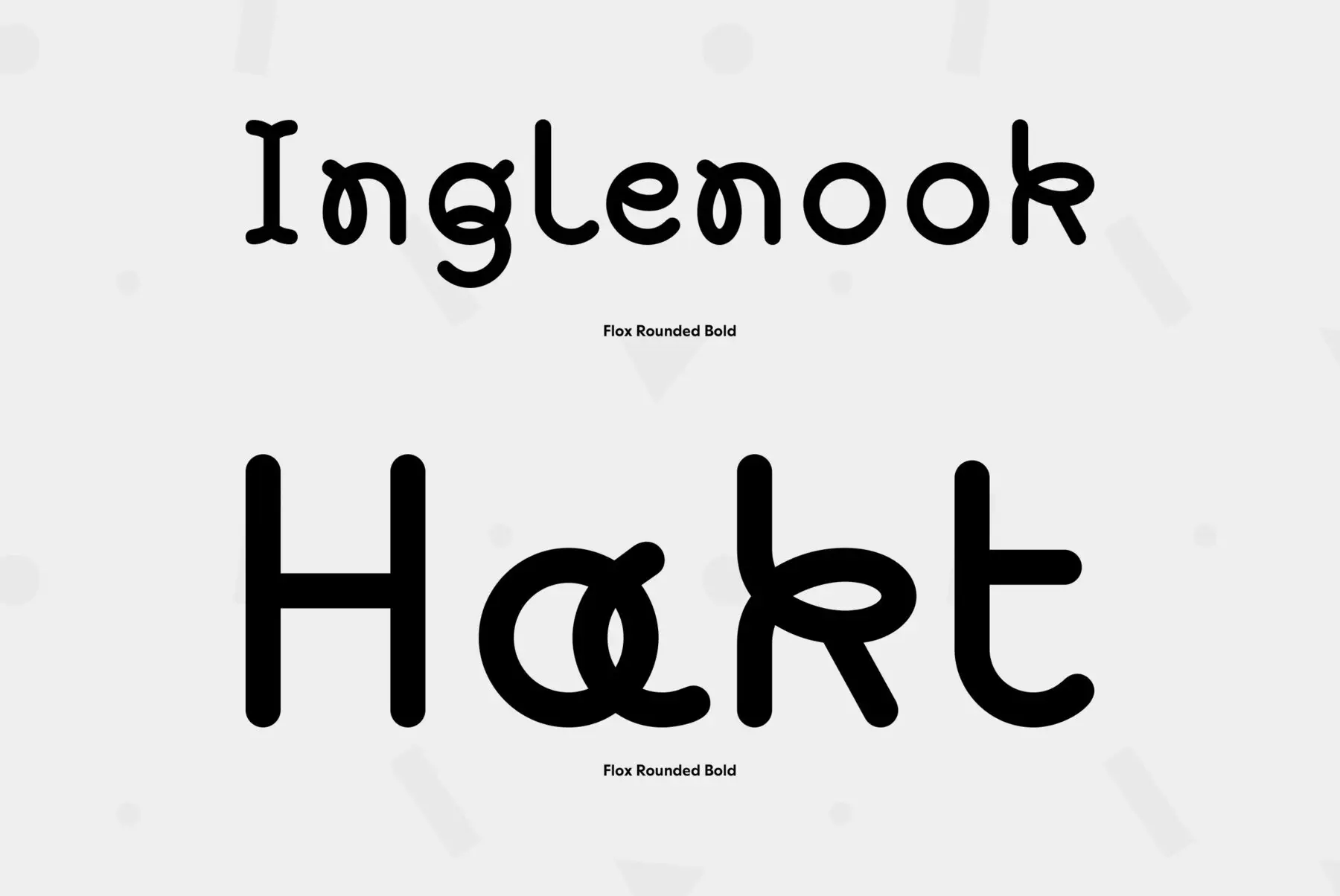 Flox Rounded Bold Font - FontPath