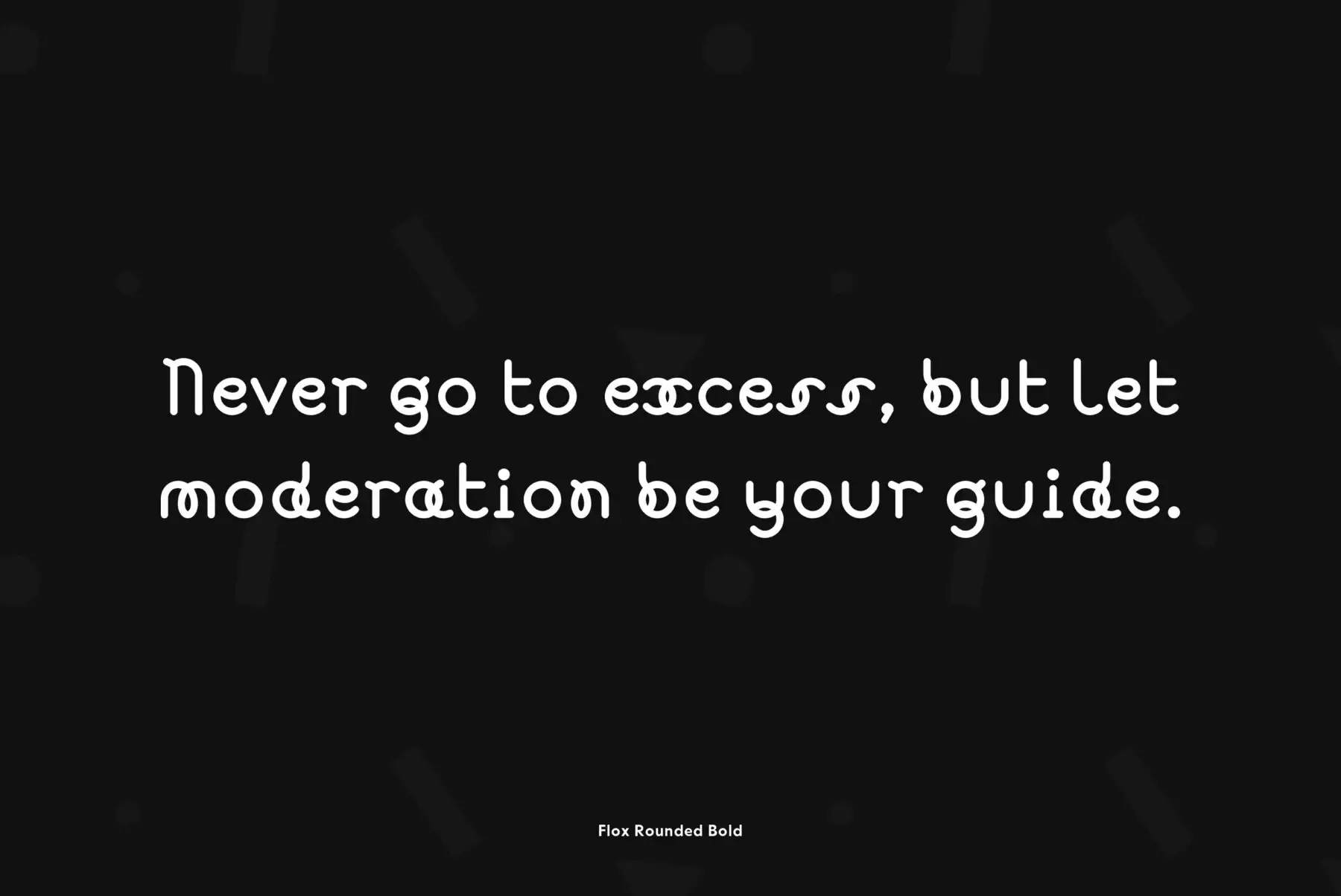 Flox Rounded Bold Font - YouWorkForThem