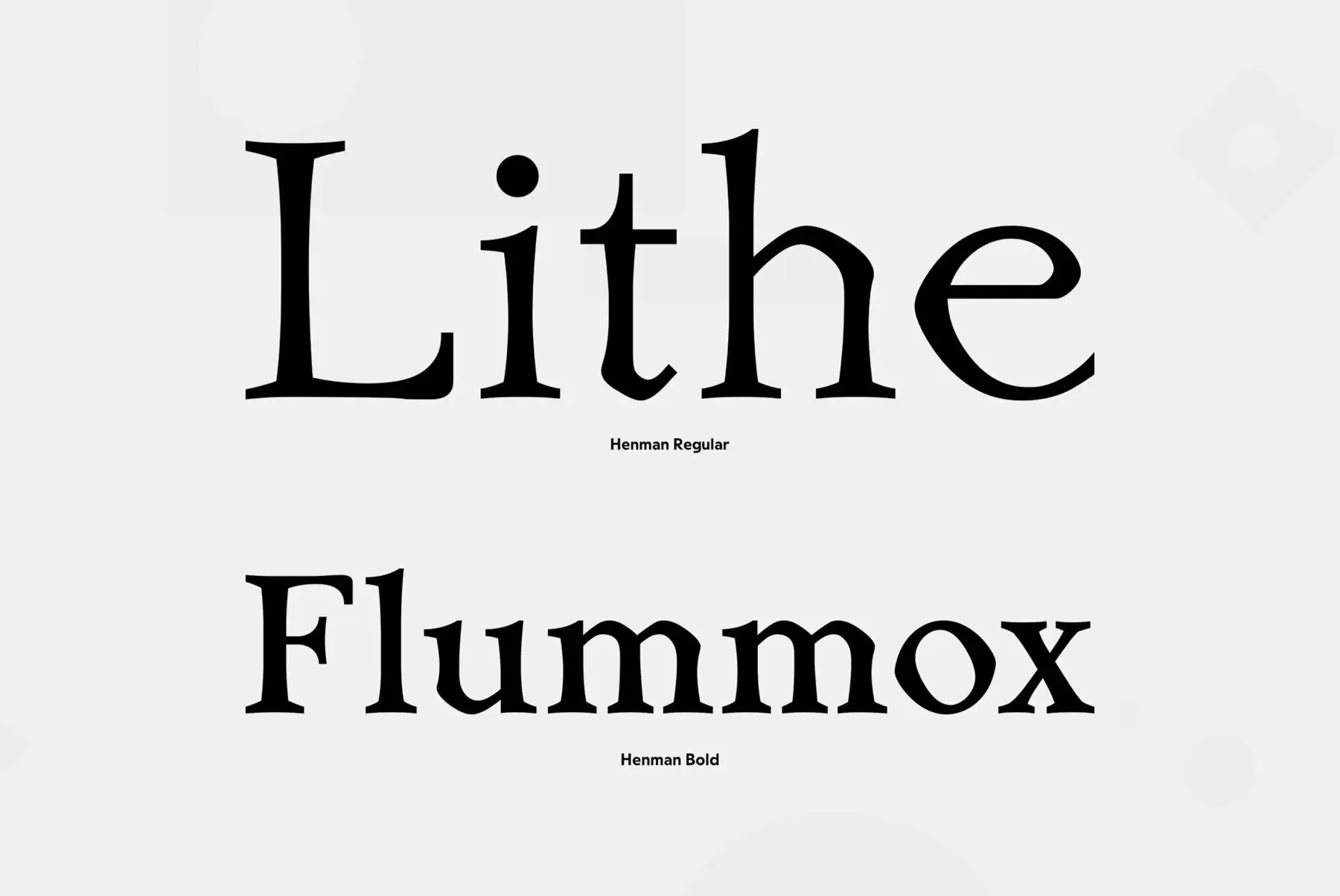 Henman Font - YouWorkForThem