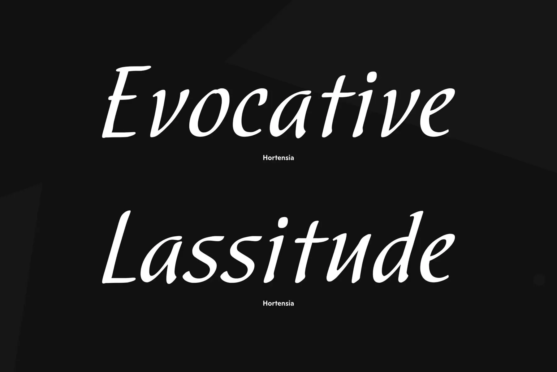 Hortensia Font - FontPath