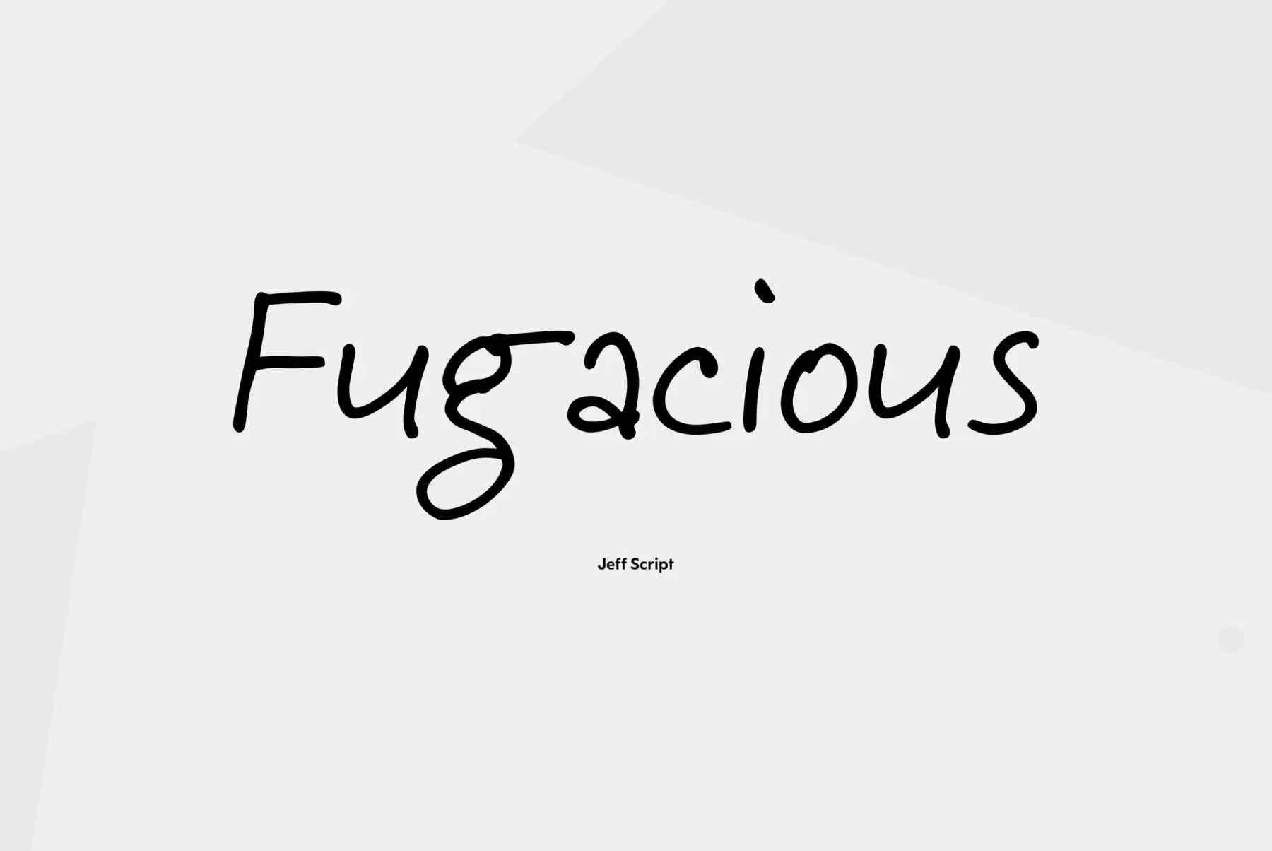 Jeff Script Font - YouWorkForThem