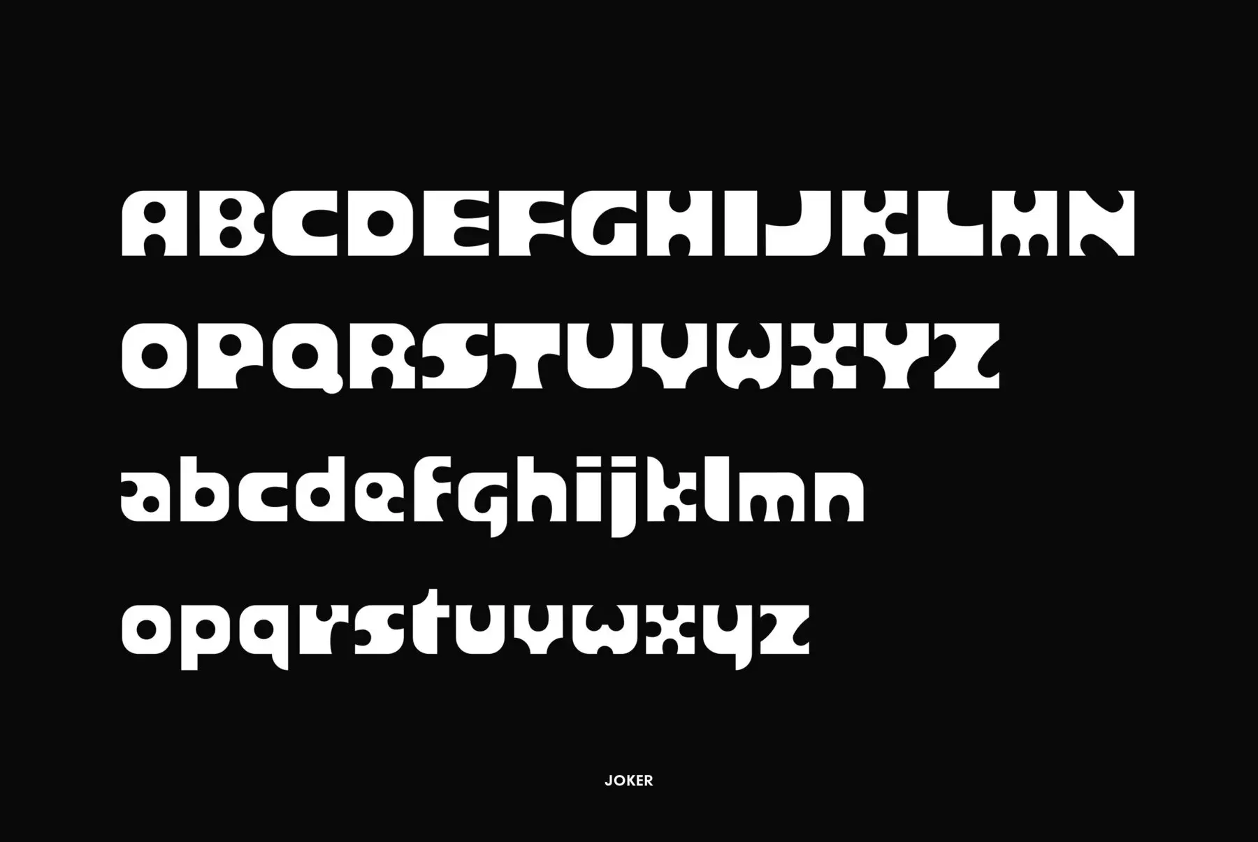 Joker Font - YouWorkForThem