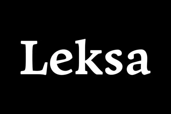 Leksa Font - YouWorkForThem