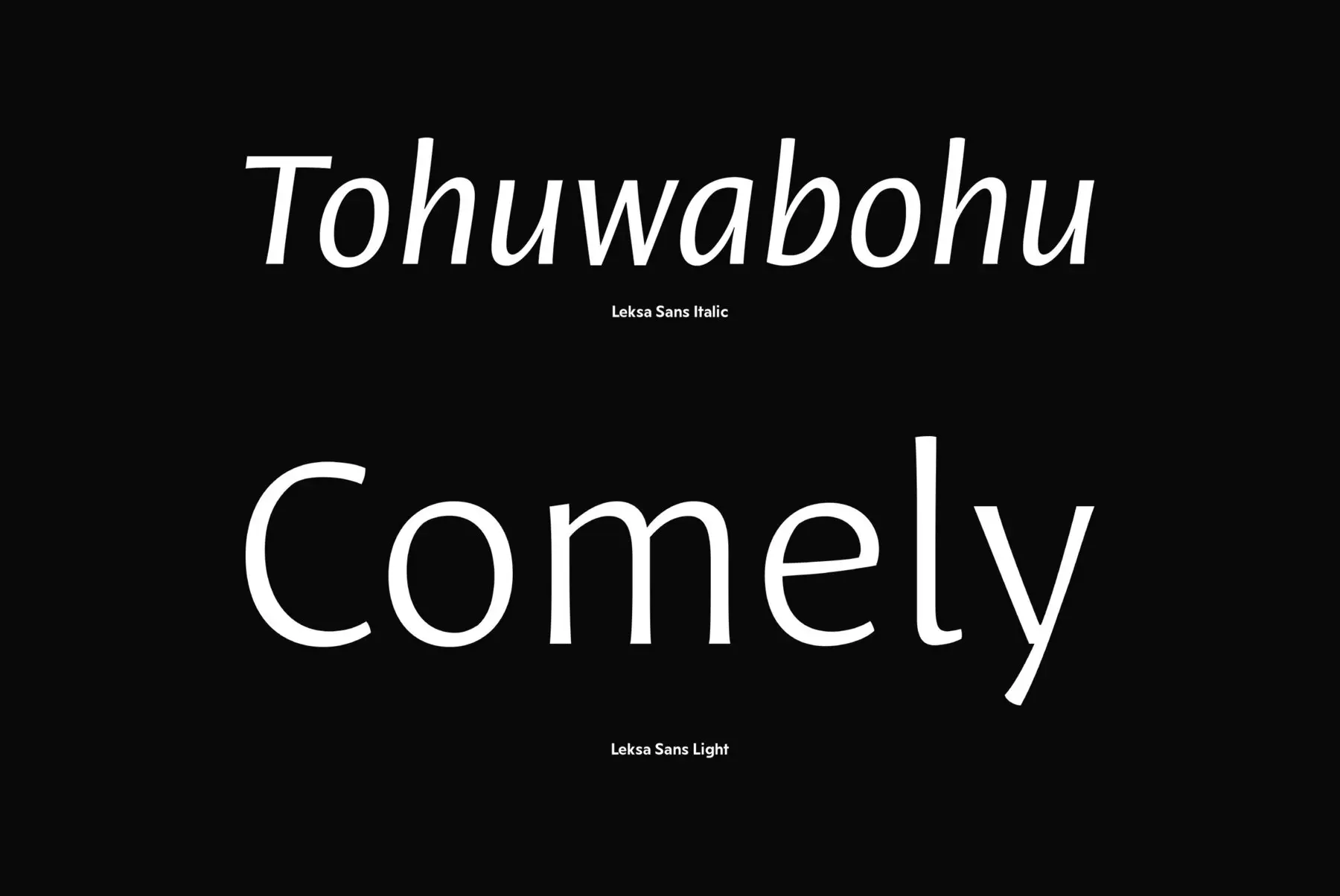 Leksa Sans Font - FontPath