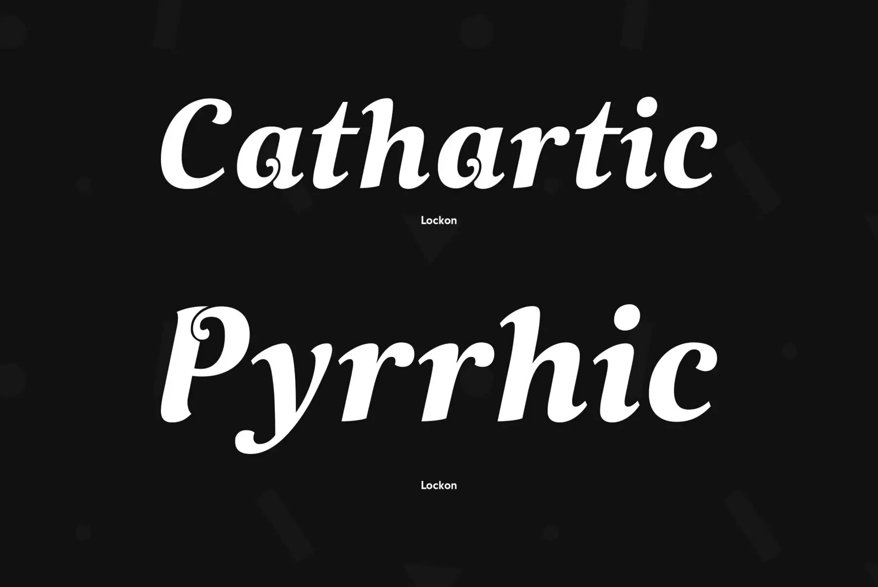 Lockon Font - YouWorkForThem