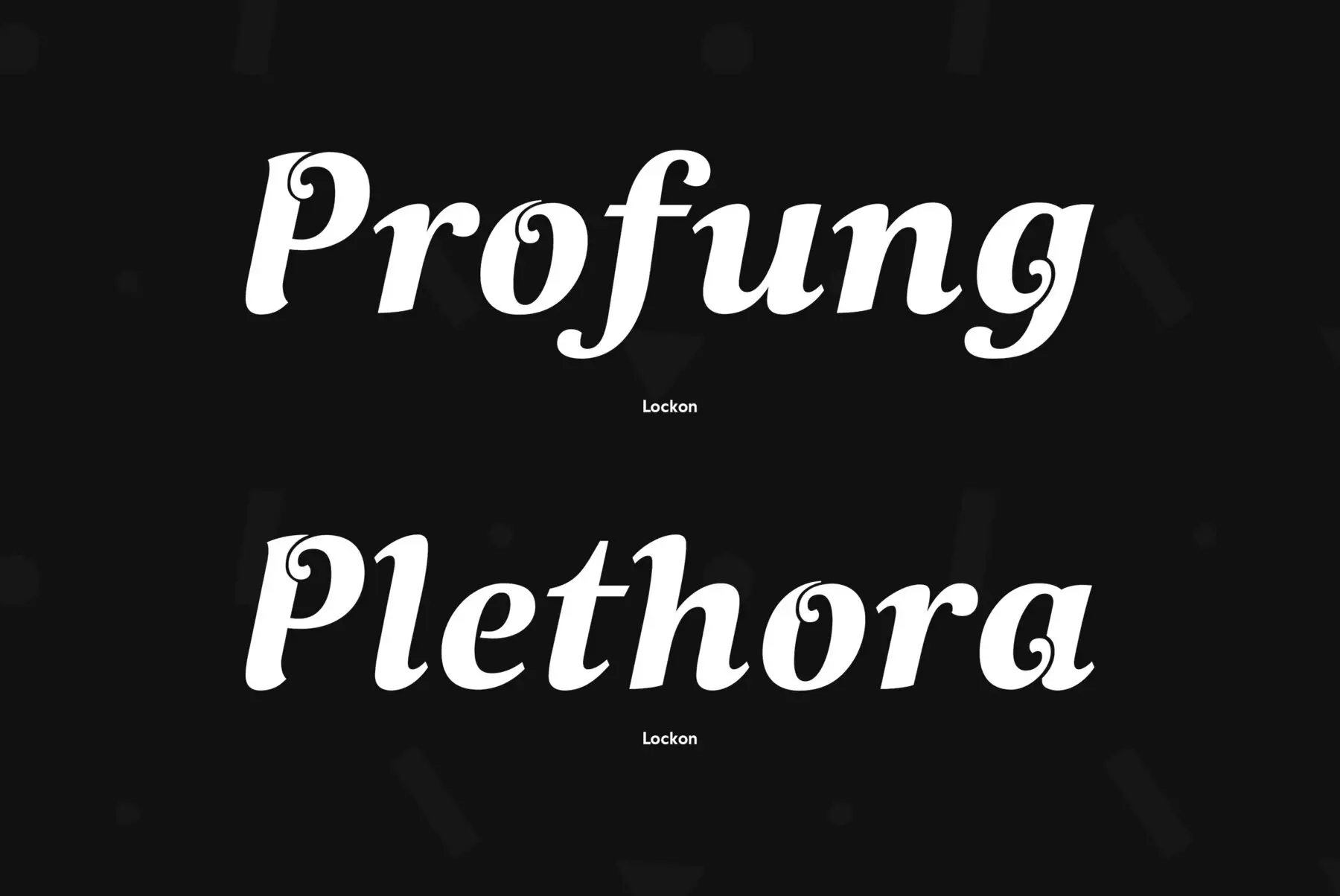 Lockon Font - YouWorkForThem