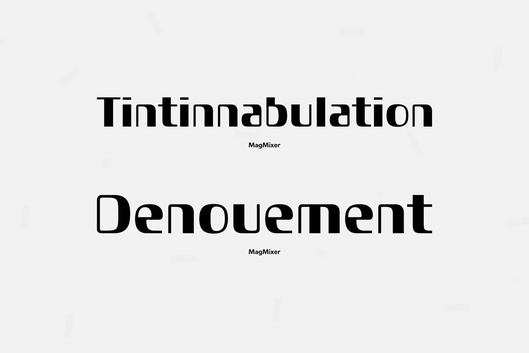 MagMixer Font - YouWorkForThem