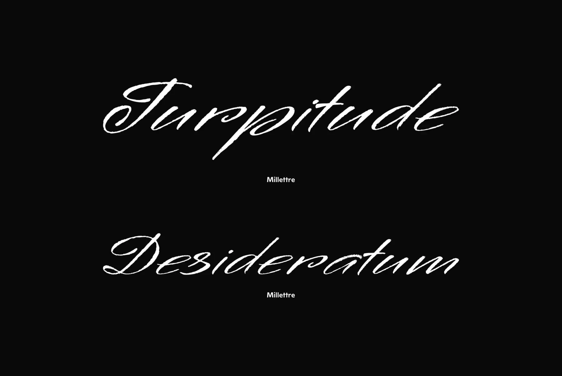 Millettre Font - YouWorkForThem