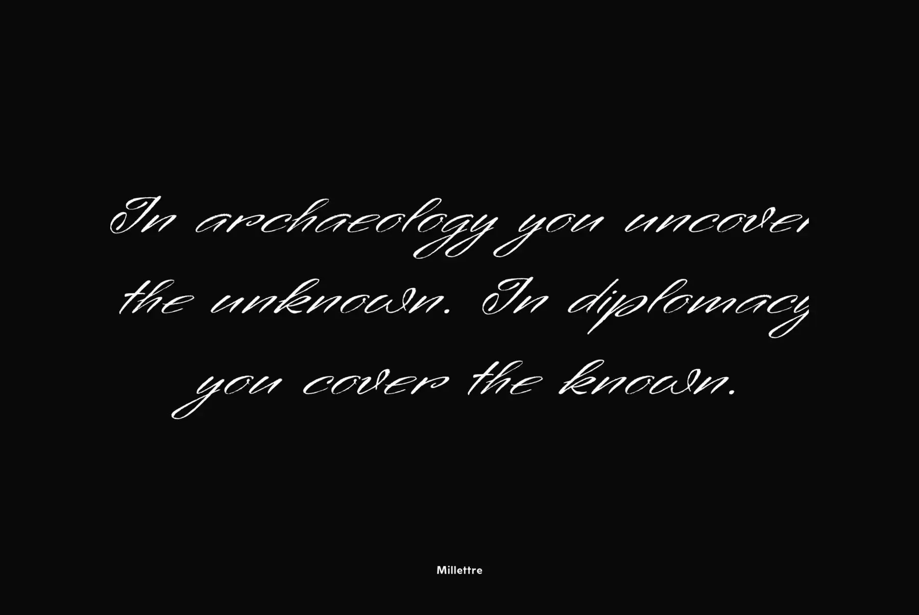 Millettre Font - YouWorkForThem