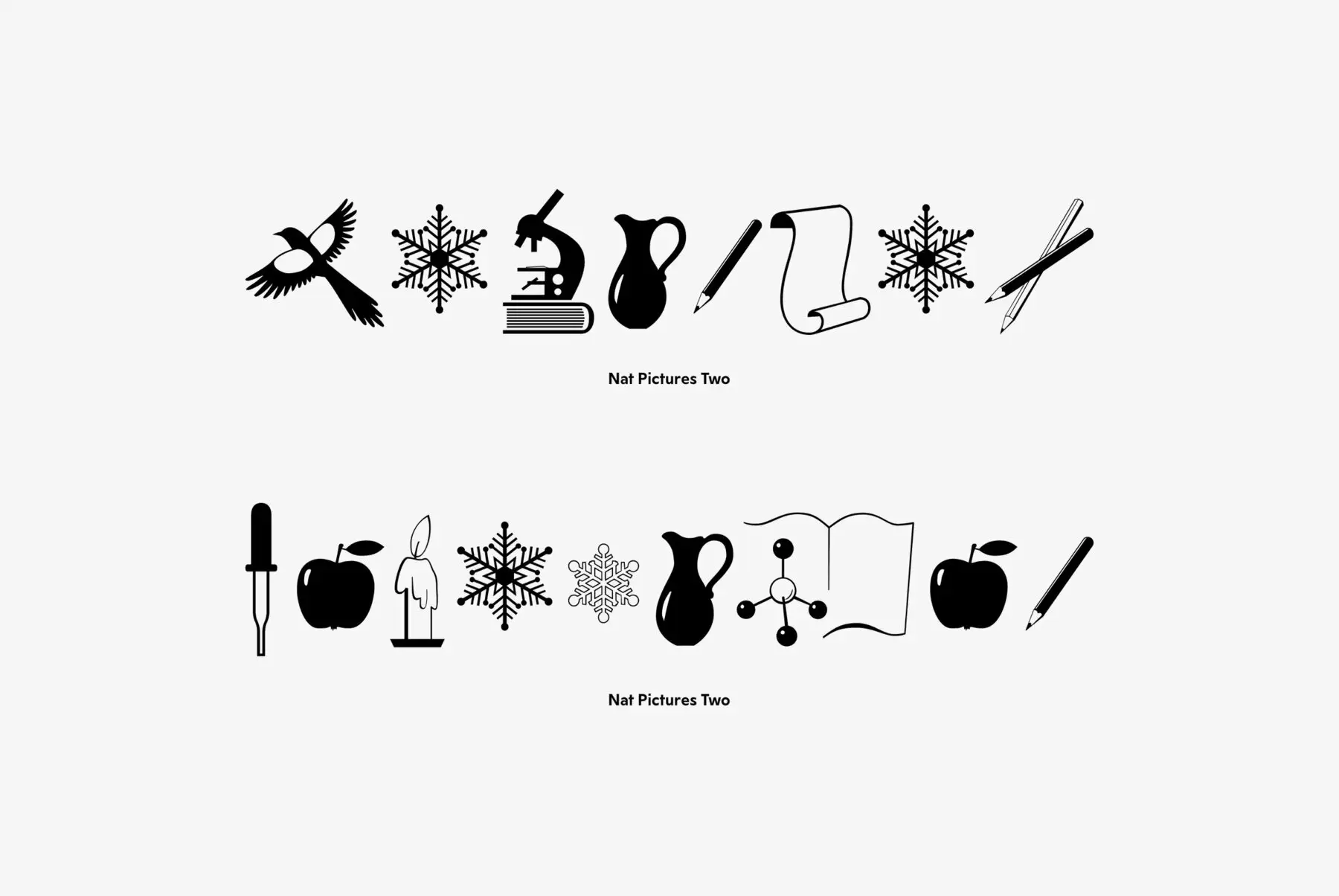 Nat Pictures Two Font - FontPath