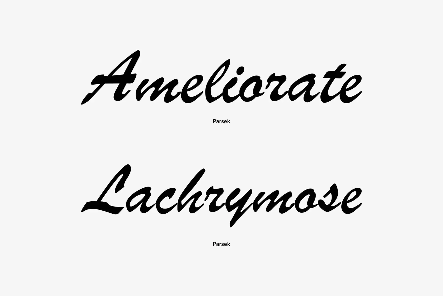 Parsek Font - YouWorkForThem