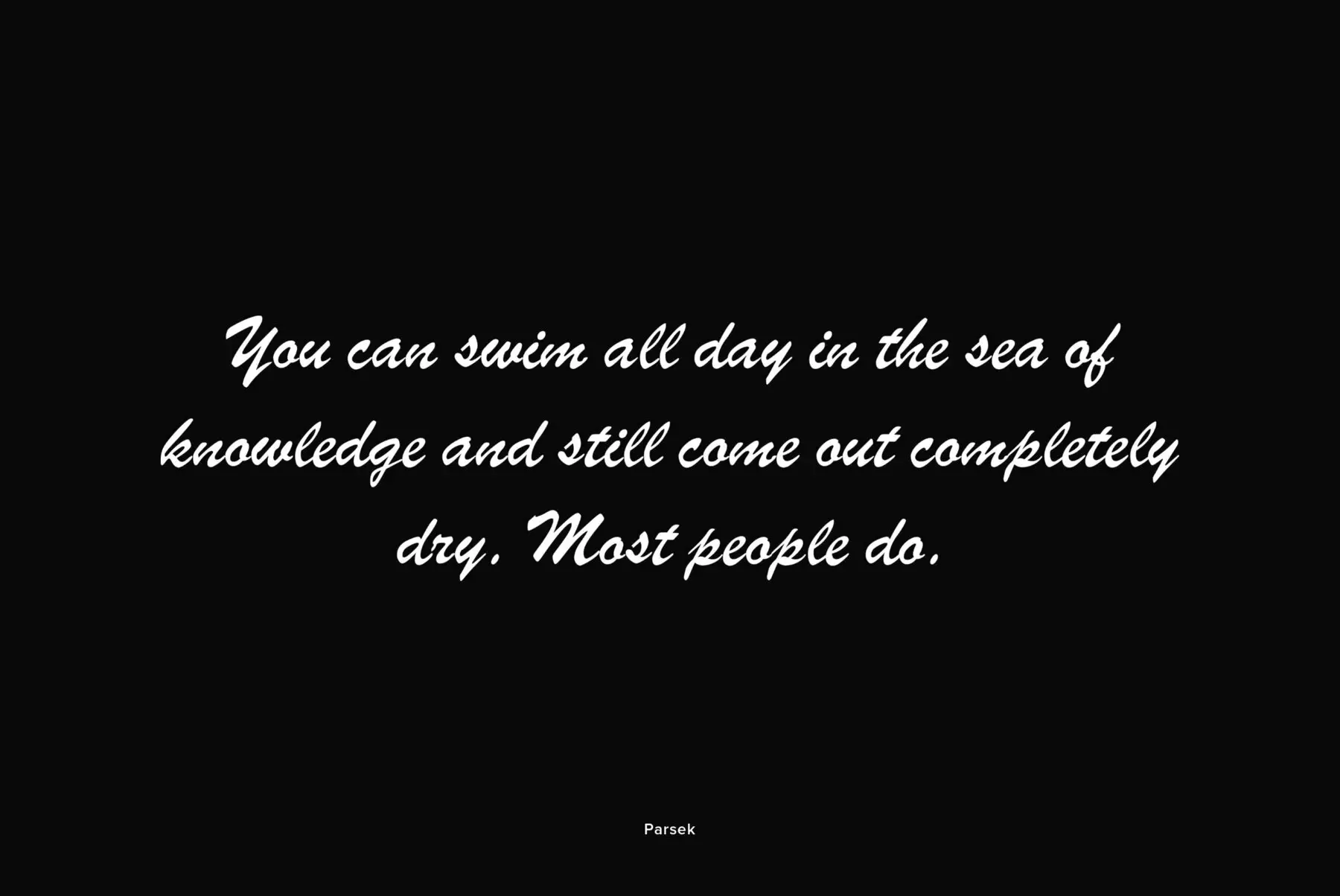 Parsek Font - YouWorkForThem