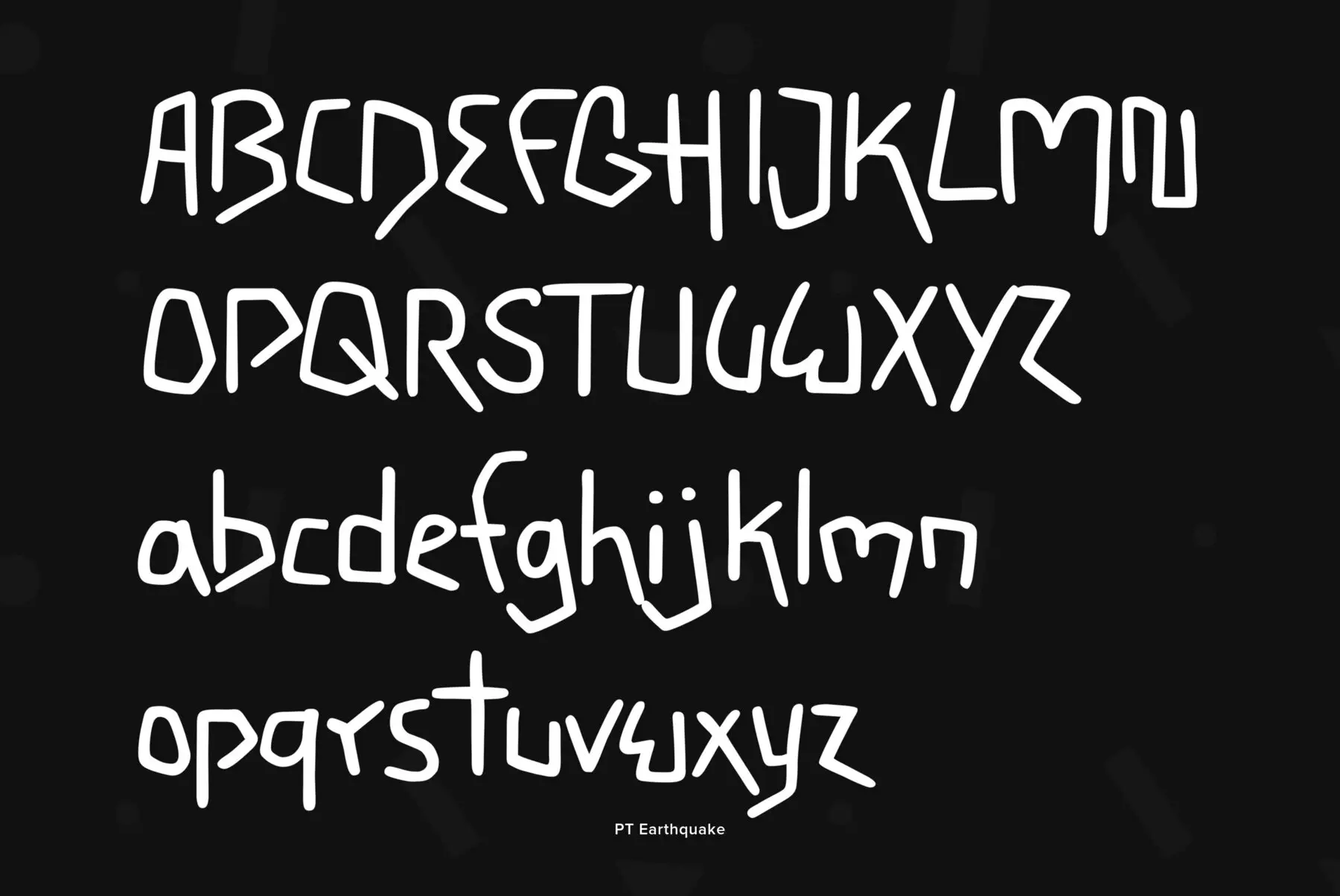 PT Earthquake Font - FontPath
