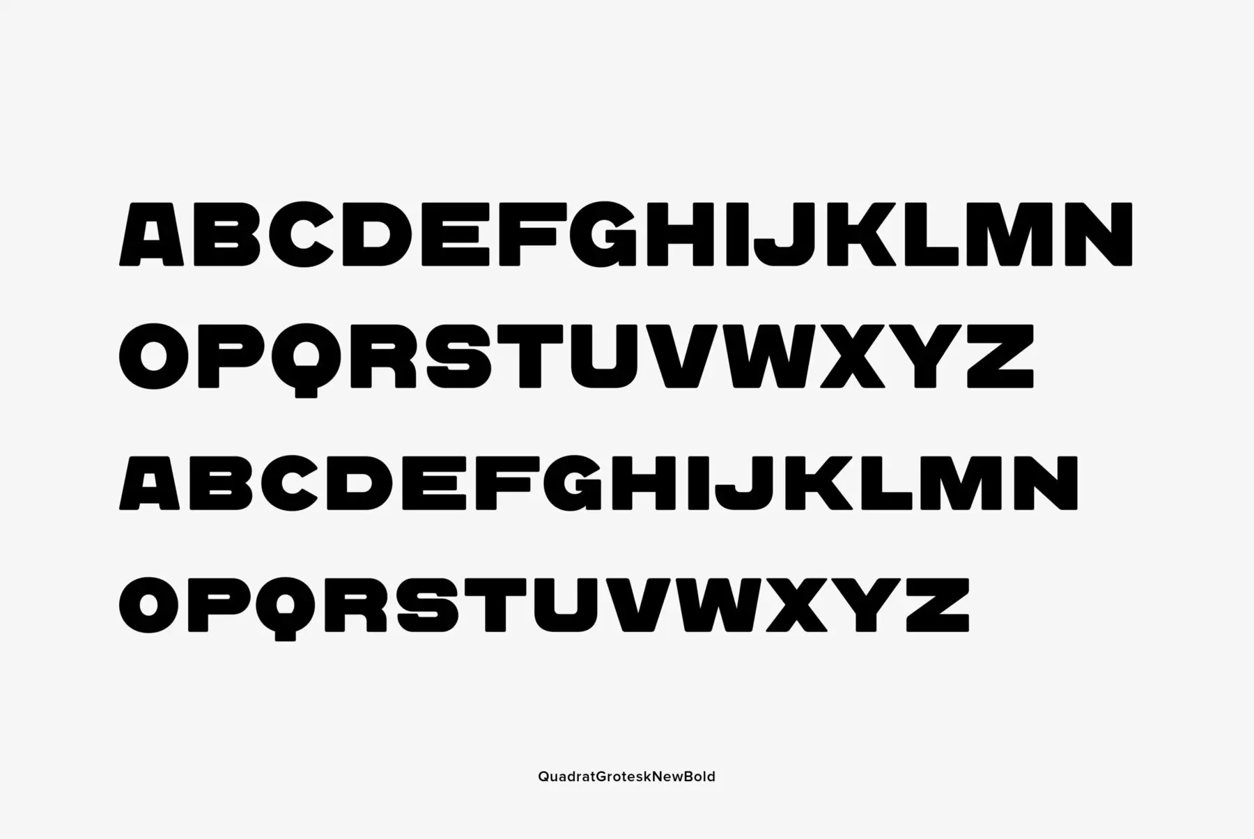 Quadrat Grotesk New Font - FontPath