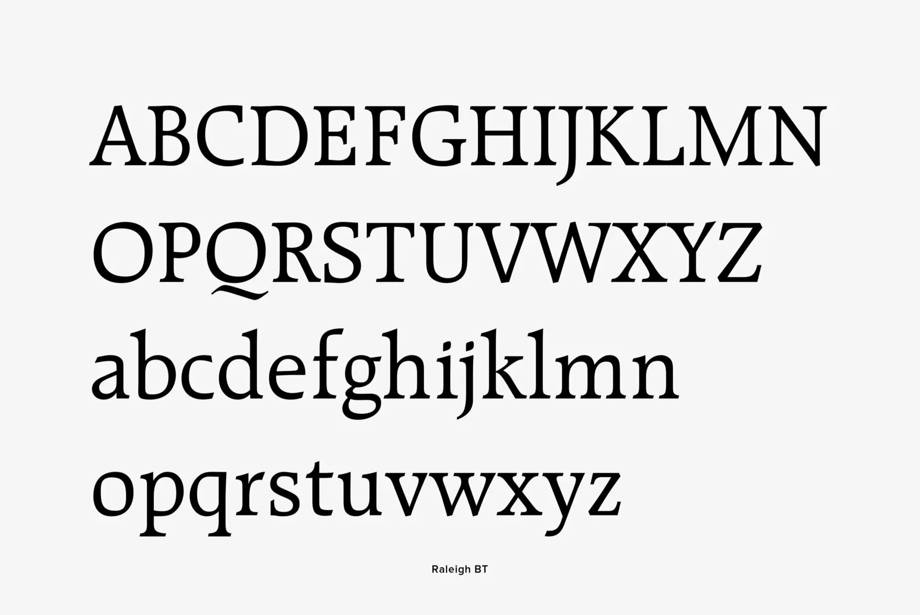Raleigh Font - FontPath