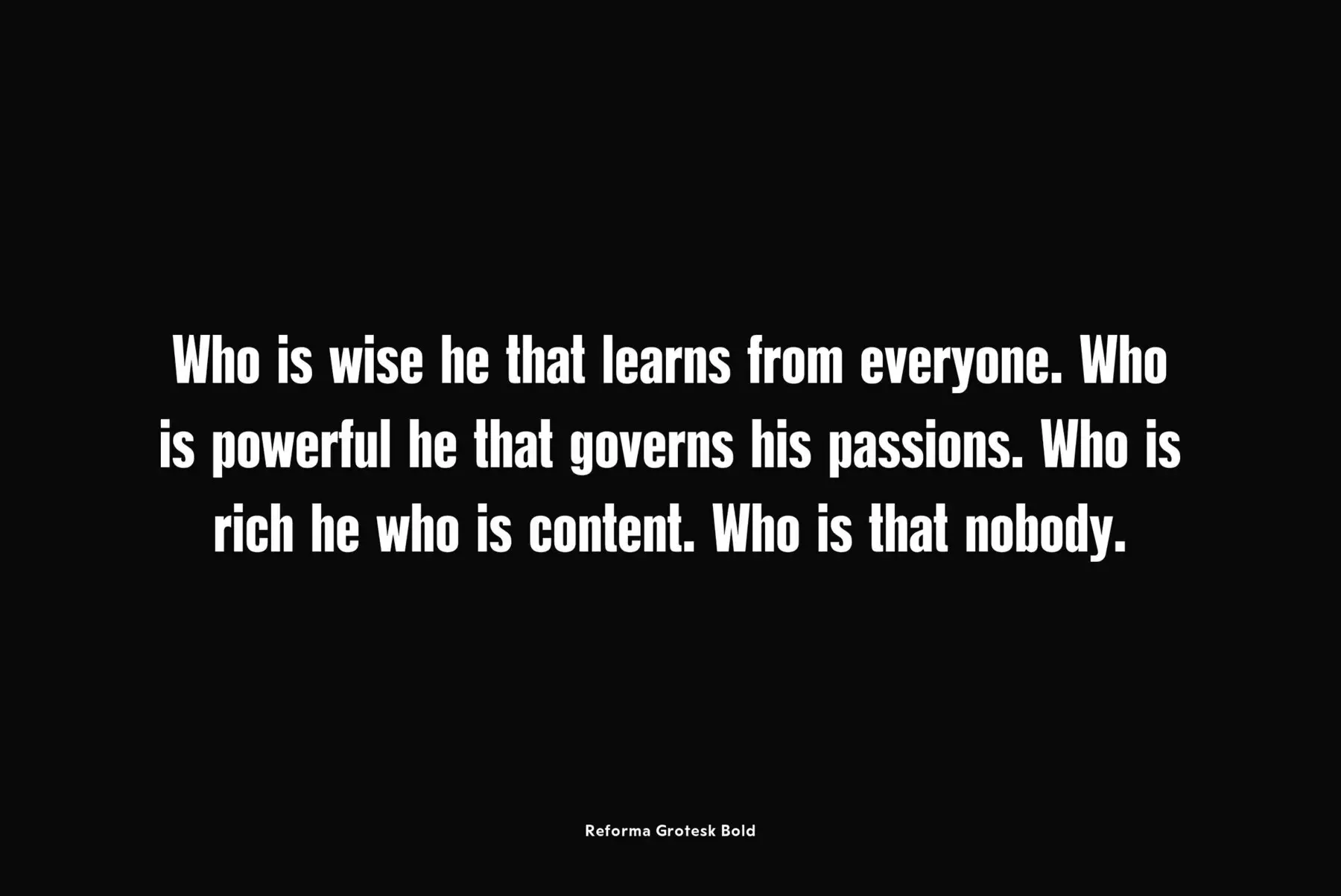 Reforma Grotesk Font - FontPath