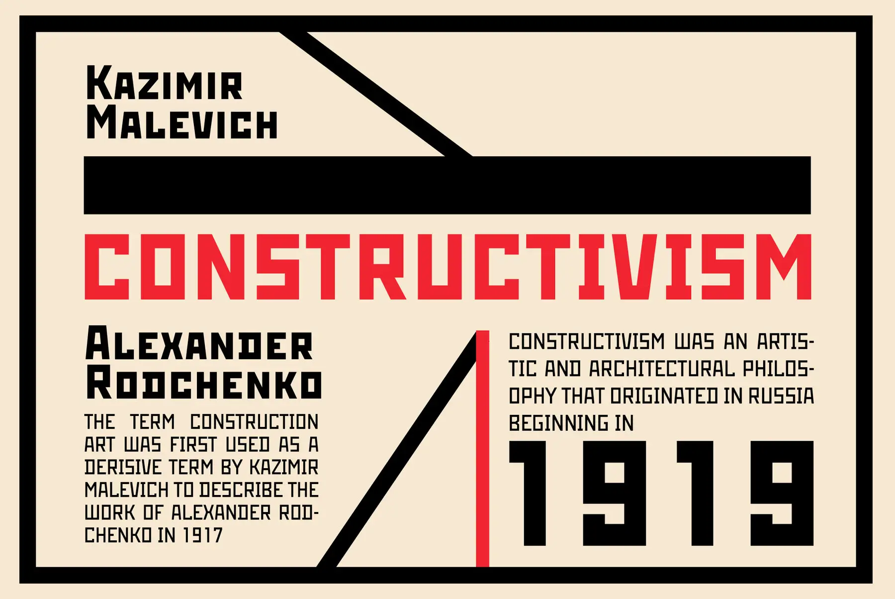 Rodchenko Font - YouWorkForThem