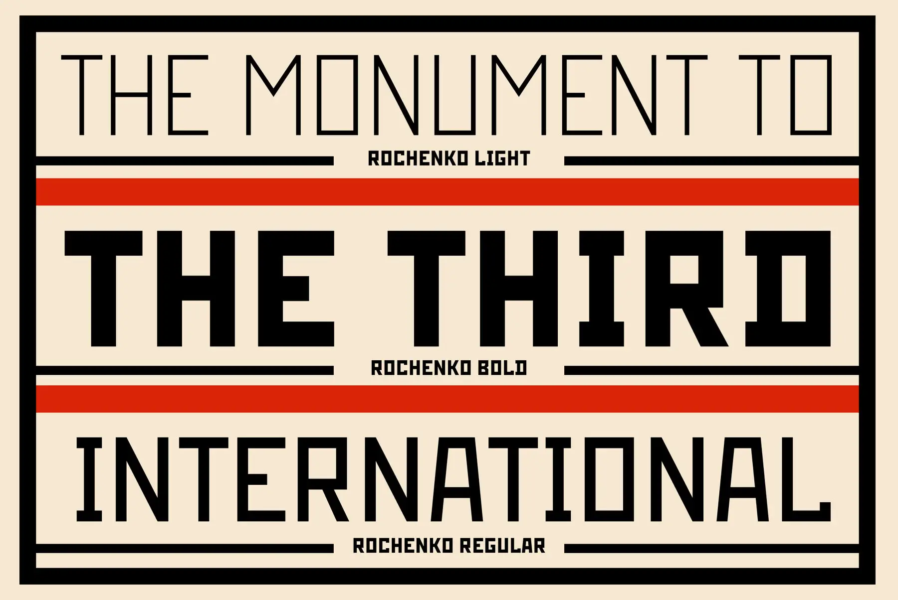 Rodchenko Font - YouWorkForThem