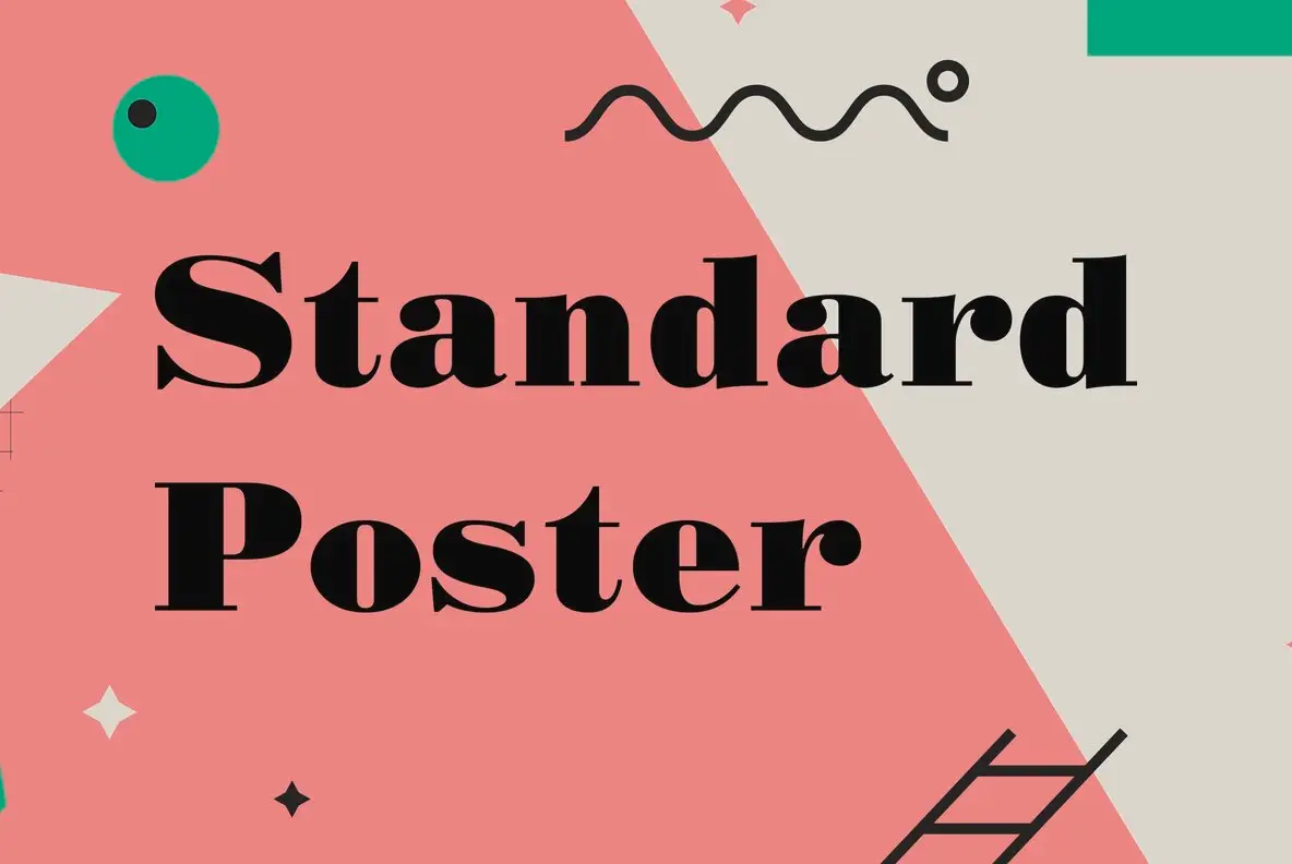 Standard Poster Font - YouWorkForThem