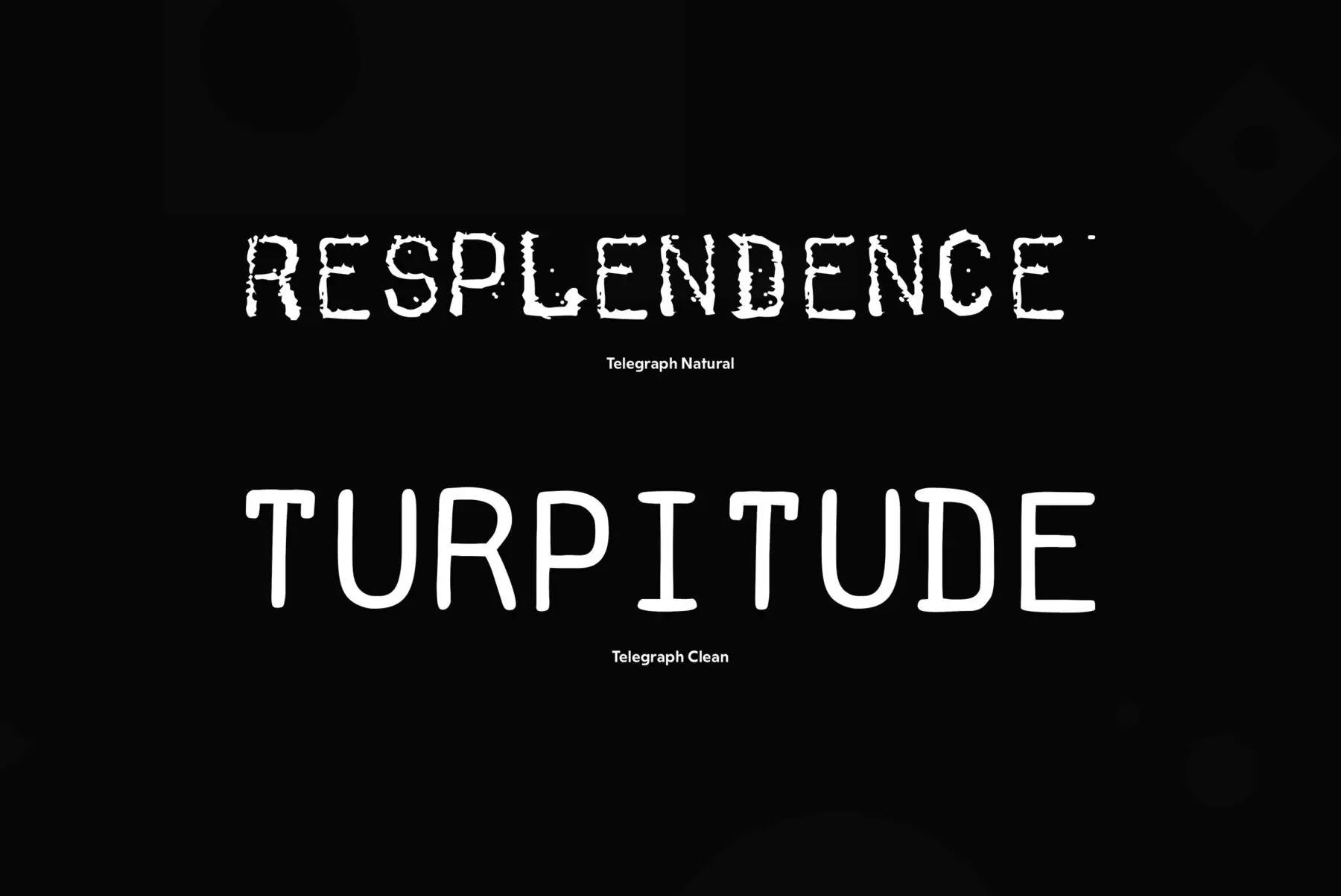 Telegraph Font - YouWorkForThem