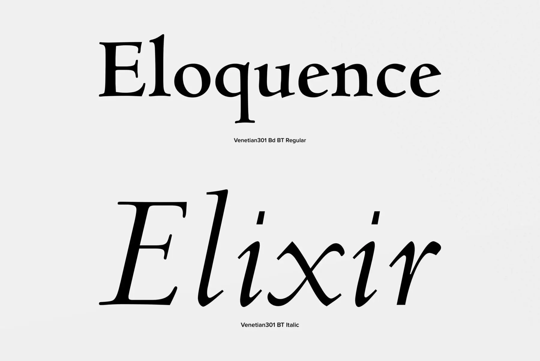 Venetian 301 Font - YouWorkForThem
