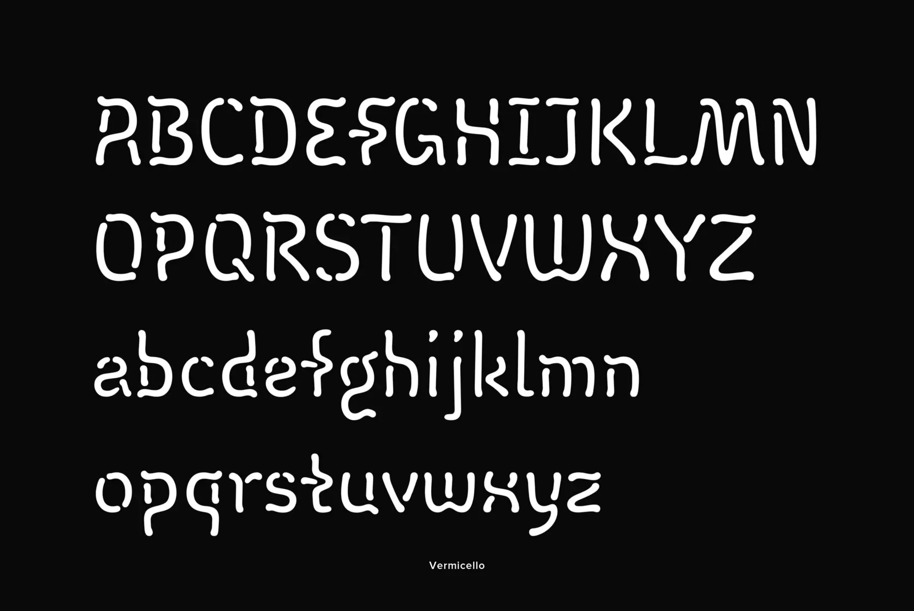 Vermicello Font - YouWorkForThem