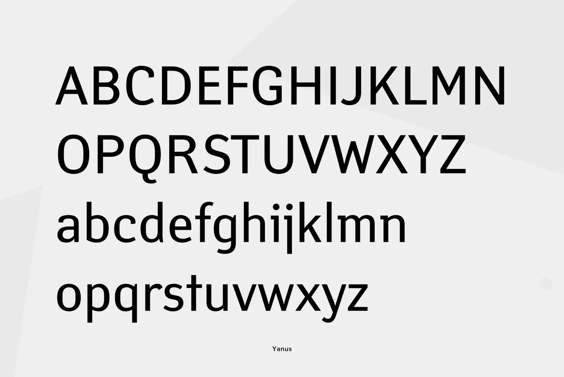 Yanus Font - YouWorkForThem