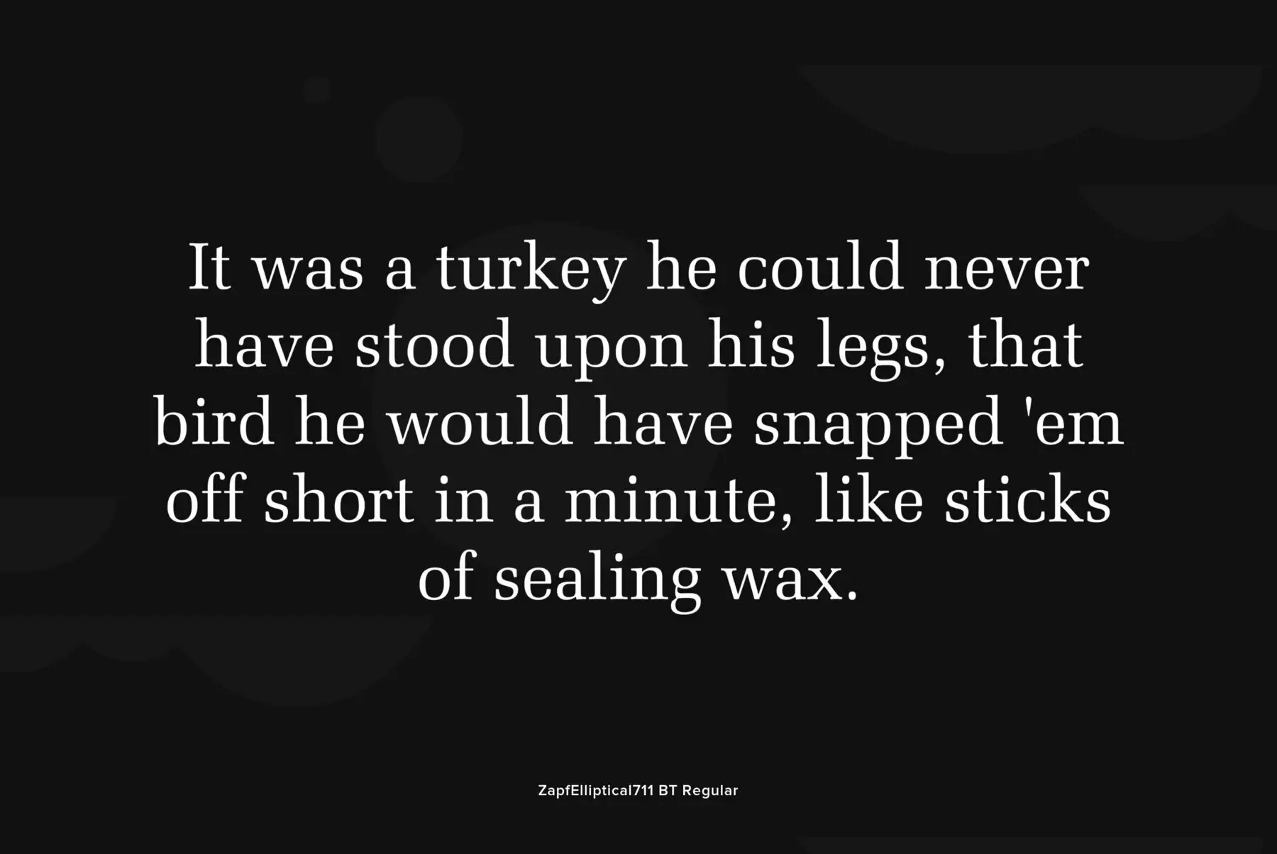 Zapf Elliptical 711 Font - FontPath