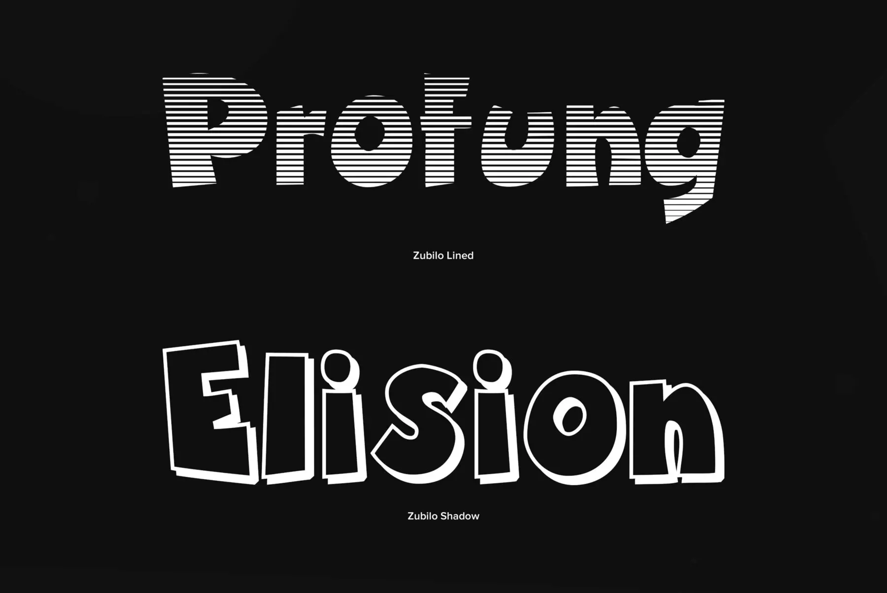 Zubilo Font - YouWorkForThem