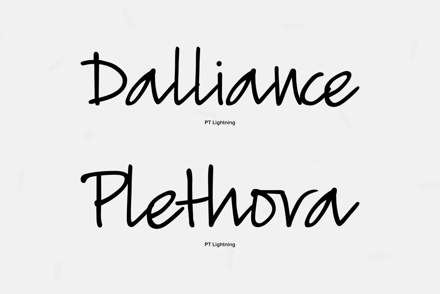 PT Lightning Font - FontPath