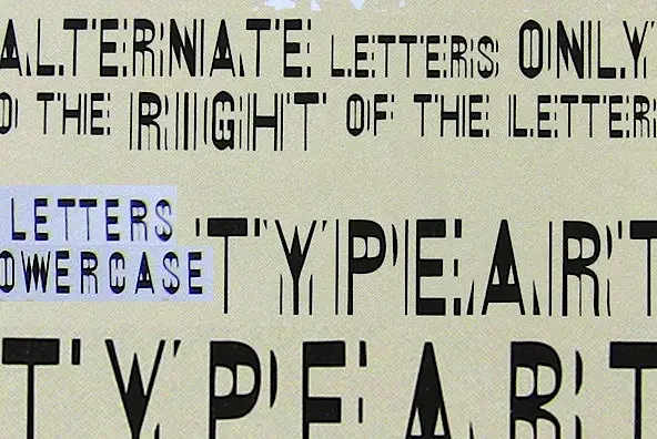 Double Vision Font - YouWorkForThem