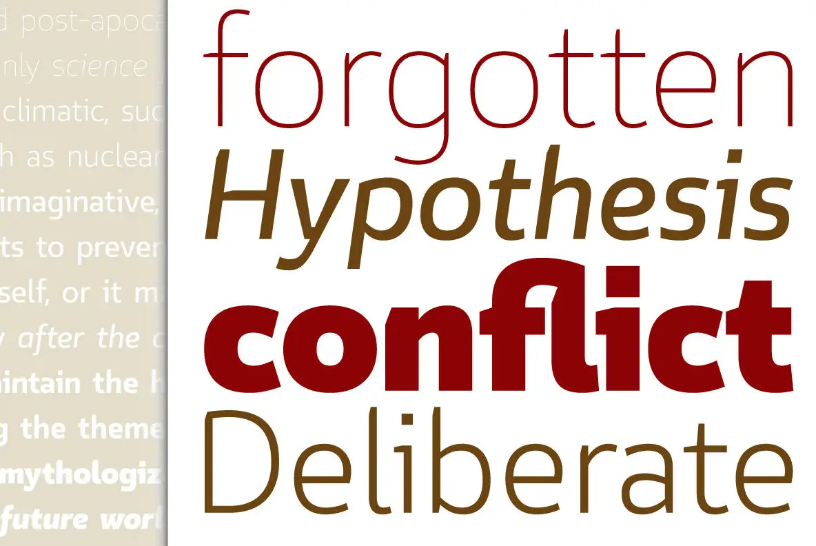 Conflict Font - YouWorkForThem