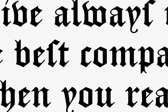 Caslon Gotisch Font - YouWorkForThem
