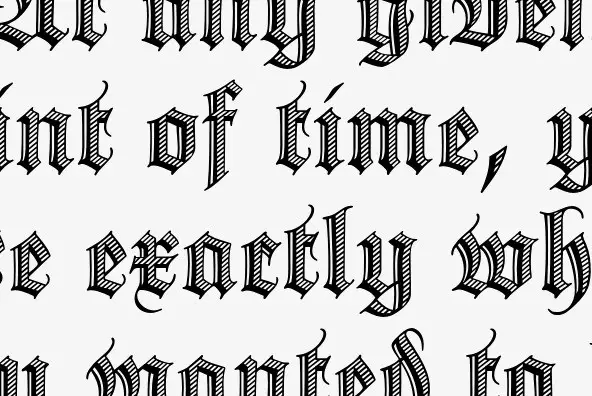 Zierfraktur Font - YouWorkForThem