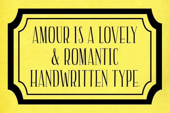 Amour Font - FontPath