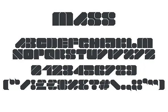 MASS Font - YouWorkForThem