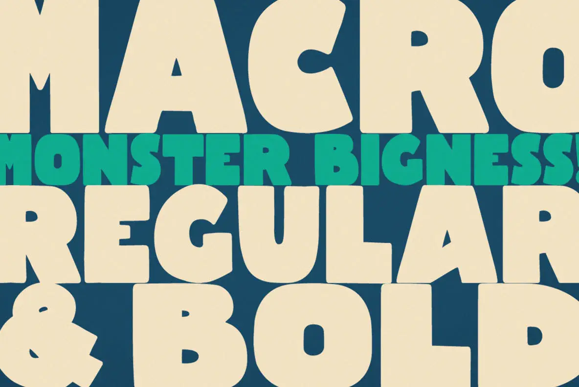 Macro Font - YouWorkForThem