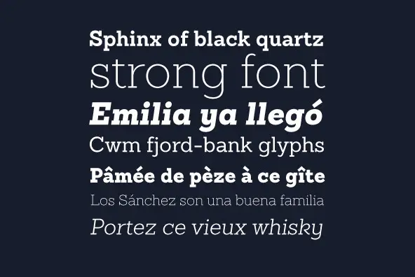 Sanchez Slab Font - YouWorkForThem