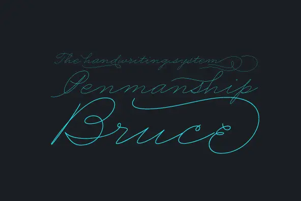 Business Penmanship Font - YouWorkForThem