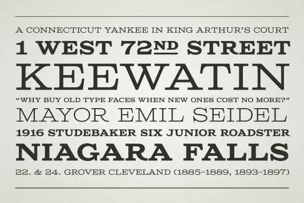 Columbia Titling Font - FontPath