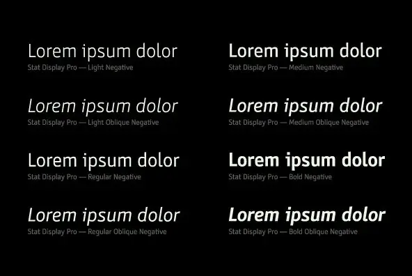 Stat Display Pro Font - FontPath