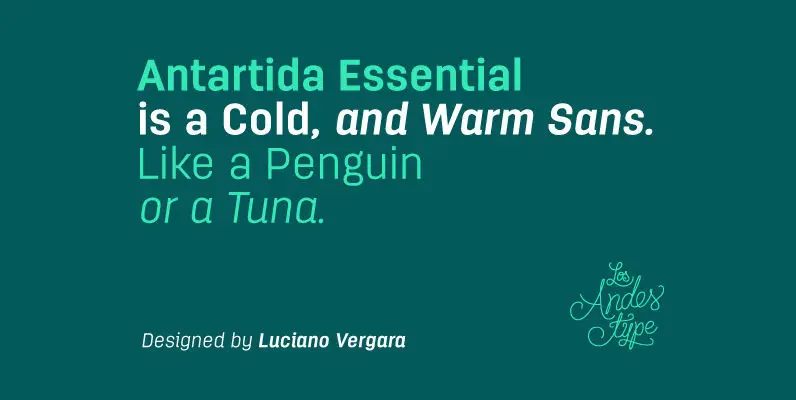 Download Los Andes Type Fonts - YouWorkForThem