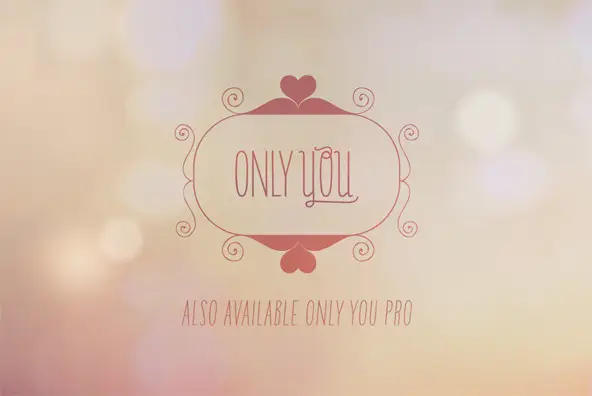 Only You Icons Font - FontPath