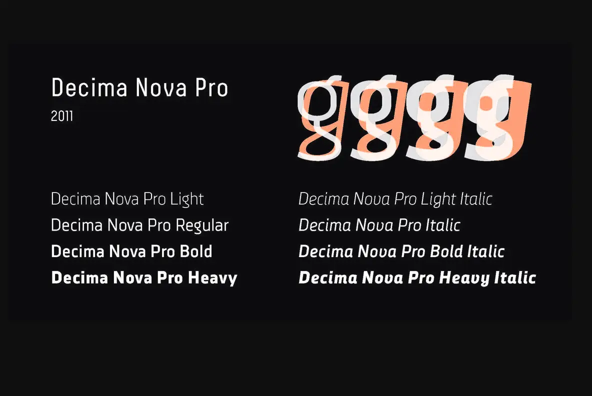 Decima Nova Pro Font - FontPath